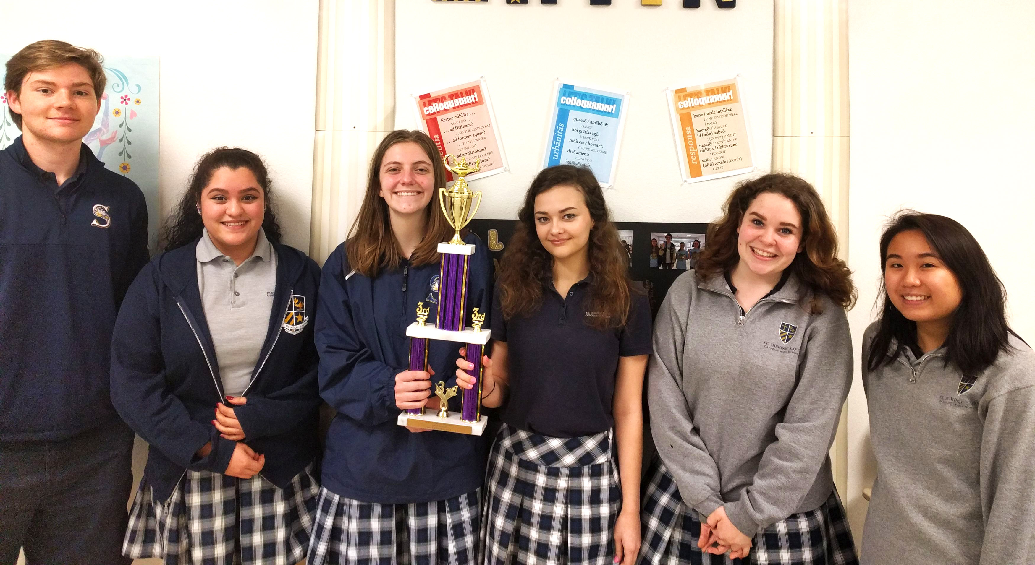 Latin Students Place 3rd in Area Convention