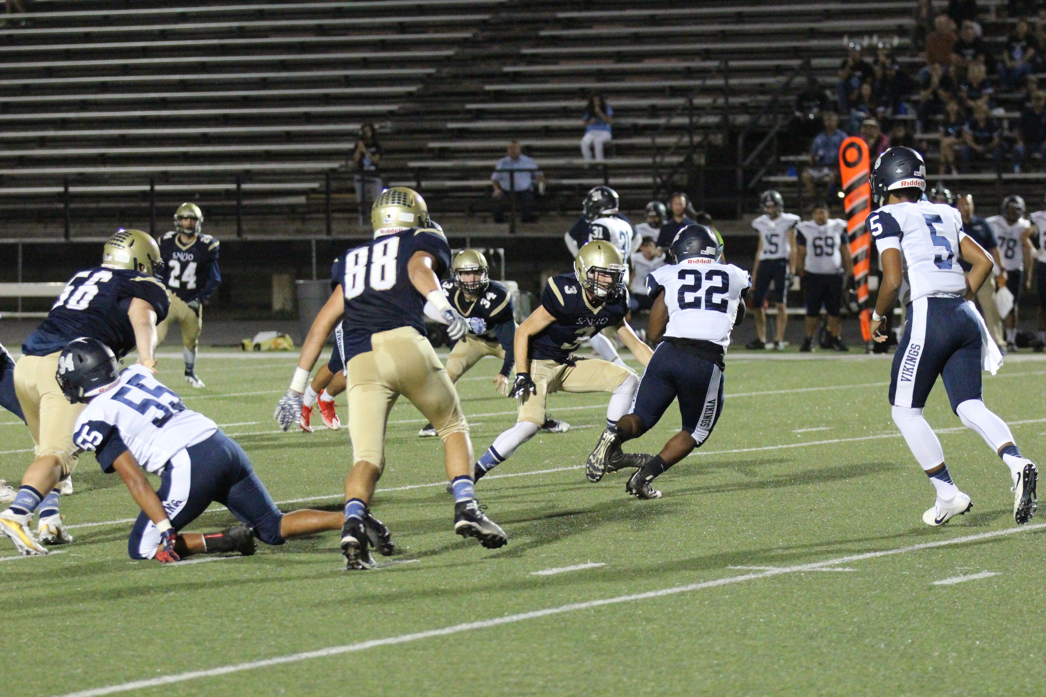 Savio Football Season Comes to an End at Playoff Game